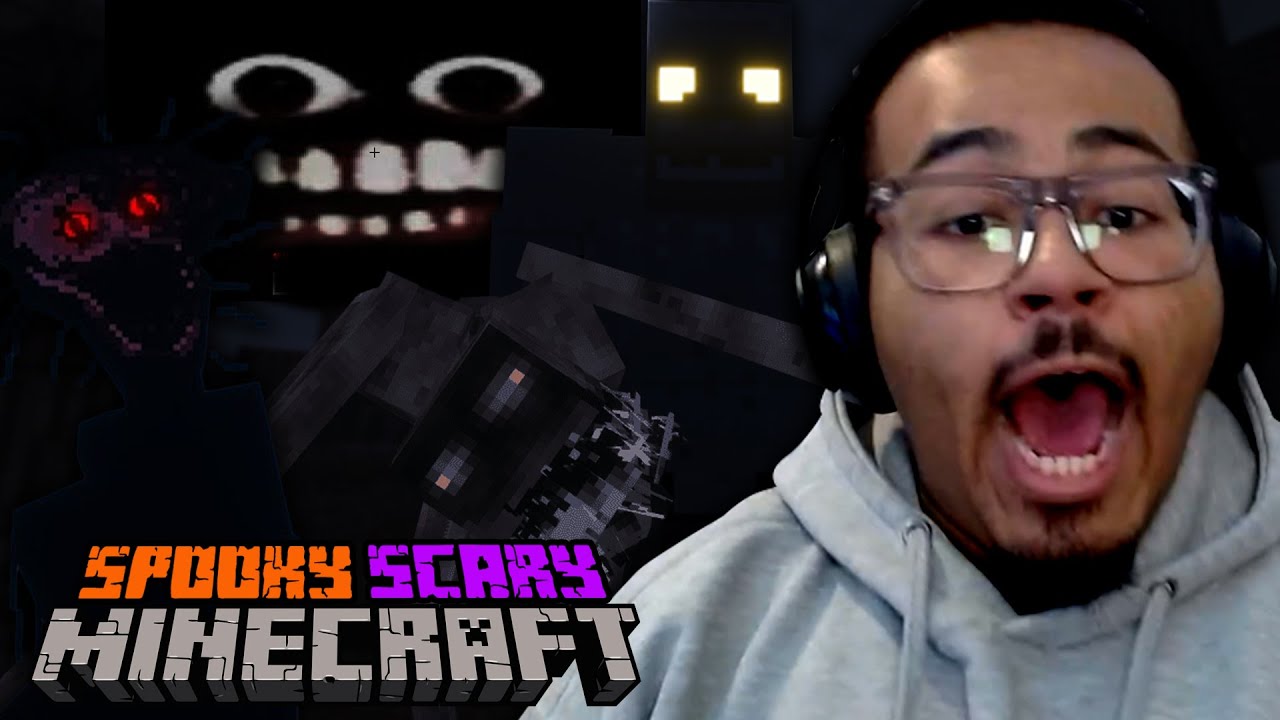 Playing a Spooky Scary Minecraft (actually very spooky) - YouTube