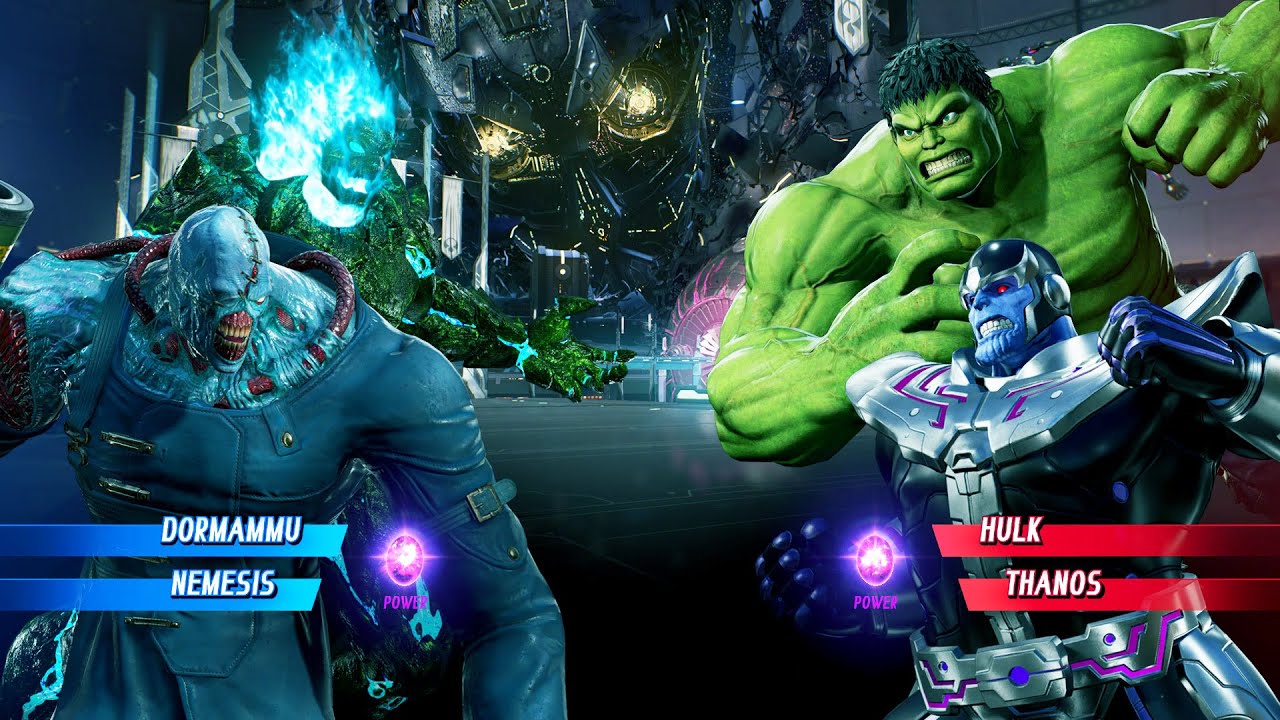 Dormammu & Nemesis vs Hulk & Thanos (Very Hard) - Marvel vs Capcom | 4K ...