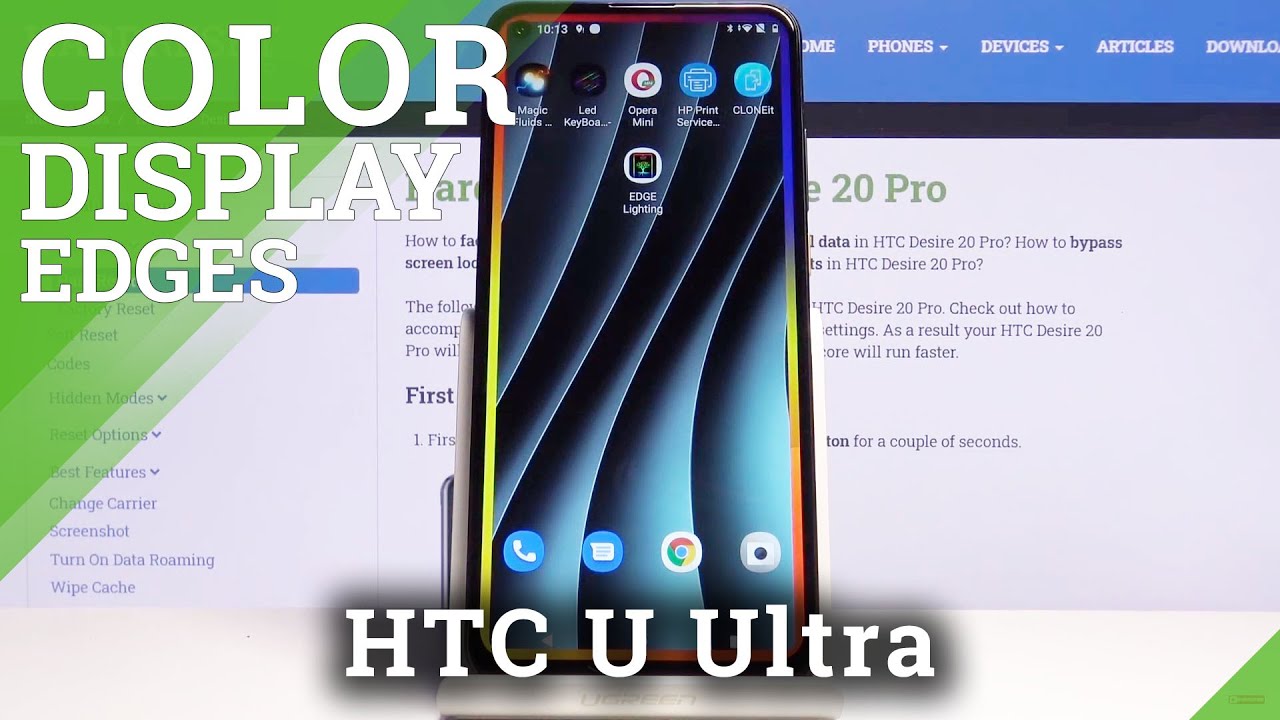 How to Install Lighting Edges in HTC Phone - YouTube