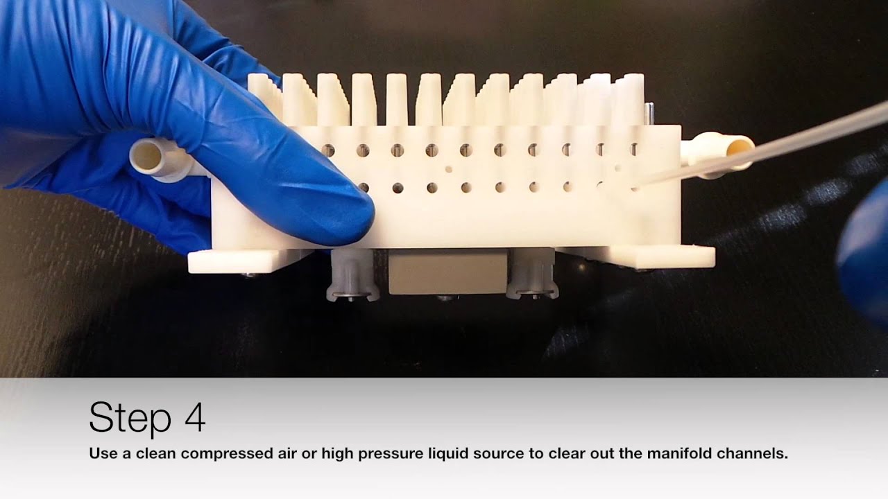 Moduline Systems - How to Clean a 96 Channel Manifold - YouTube