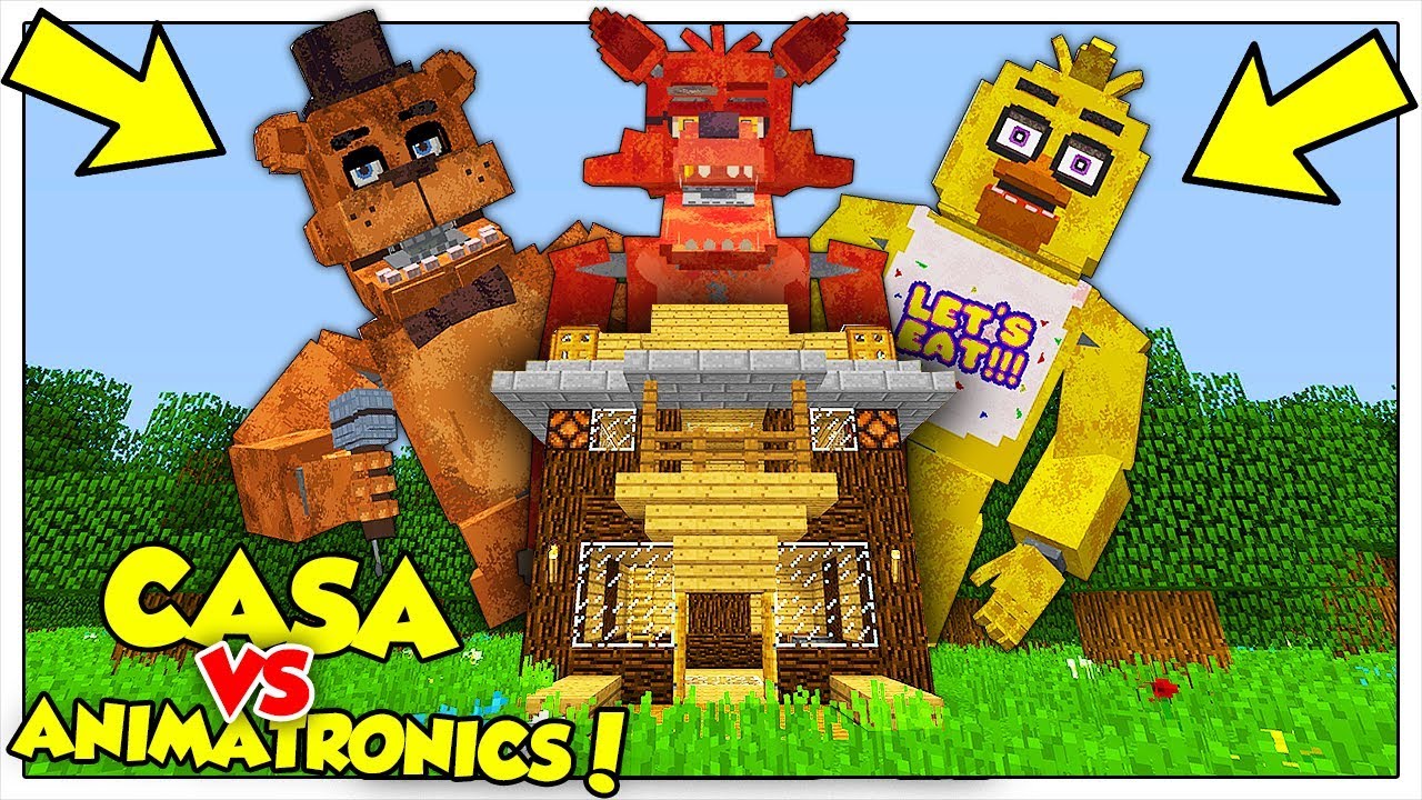 GLI ANIMATRONICS GIGANTI ATTACCANO LA NOSTRA CASA! - Minecraft ITA ...