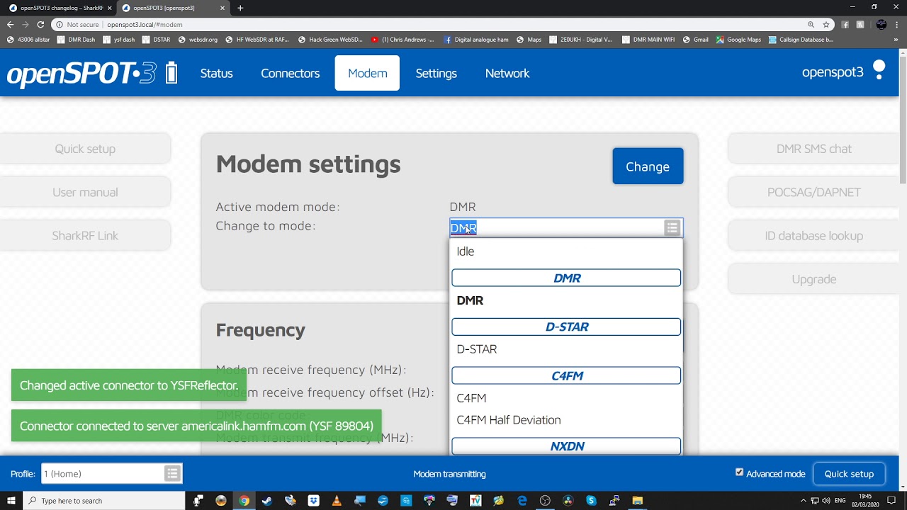 Openspot 3 No radio needed for receive. Web audio - YouTube