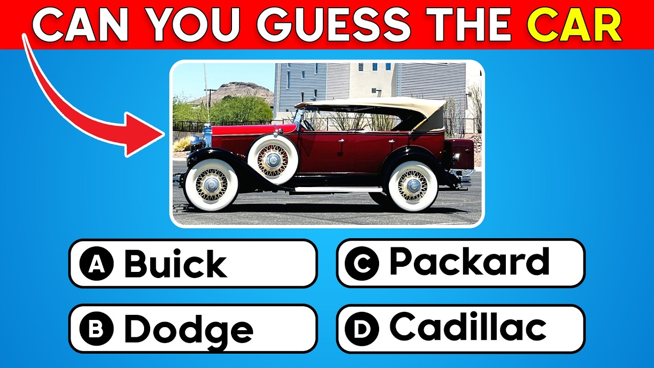 Classic Car Quiz 🚗 Guess These 1930s & 40s Classic Cars! Can You Get ...
