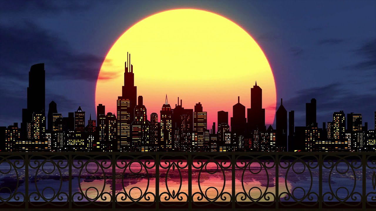 Synth City (Free VJ Loop) - Free Video Background Loop - 2021 - YouTube