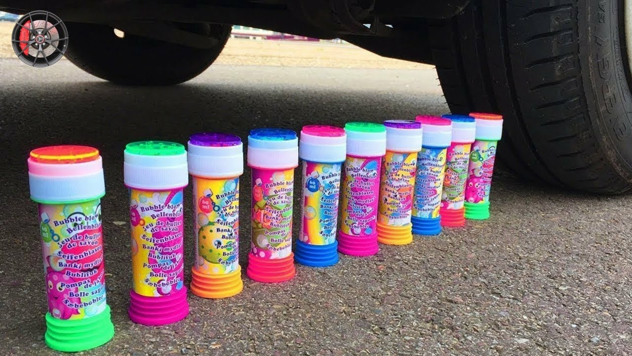 crushing crunchy & soft things by car! | Treding Car Experiment | #235 ...