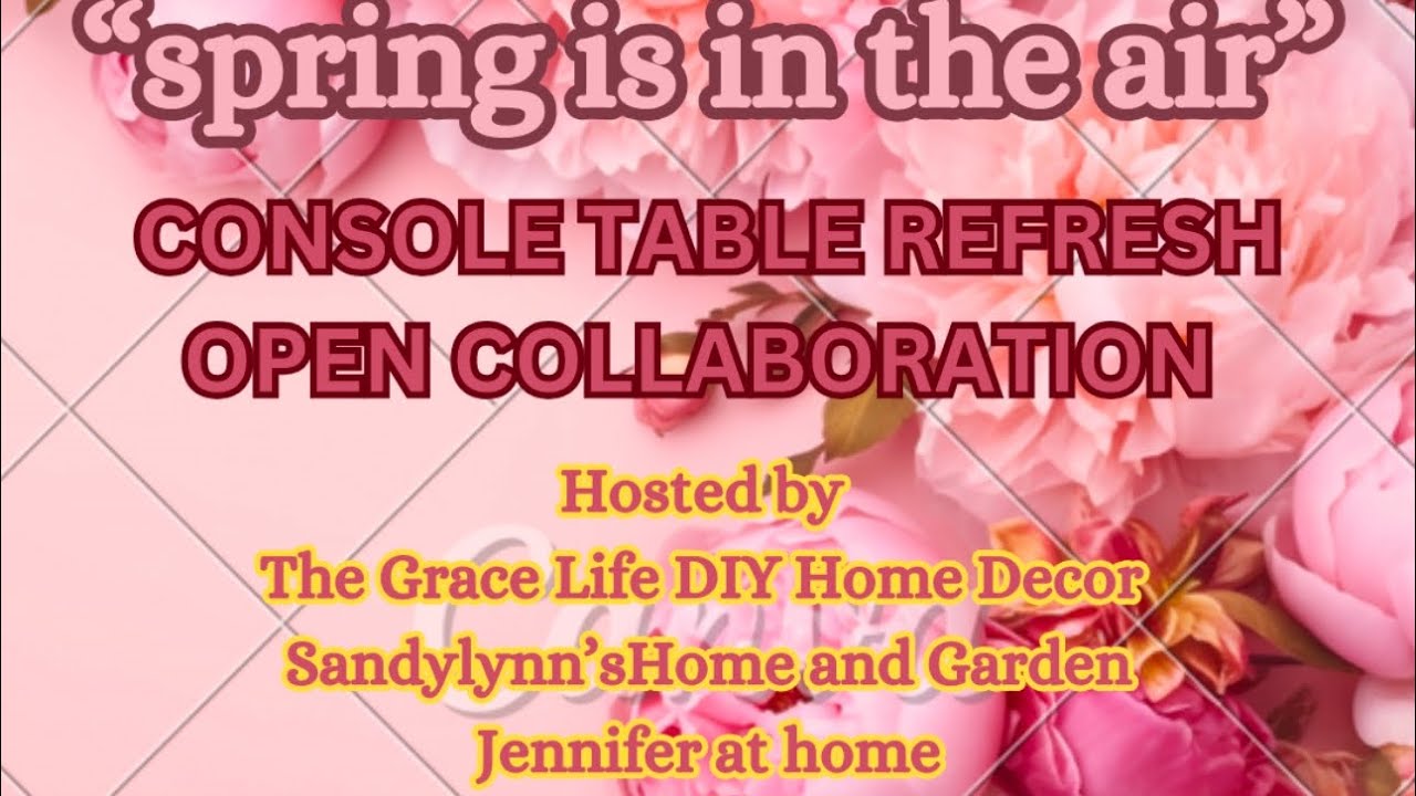 SPRING CONSOLE DECORATE WITH ME 🥰 #decoration - YouTube