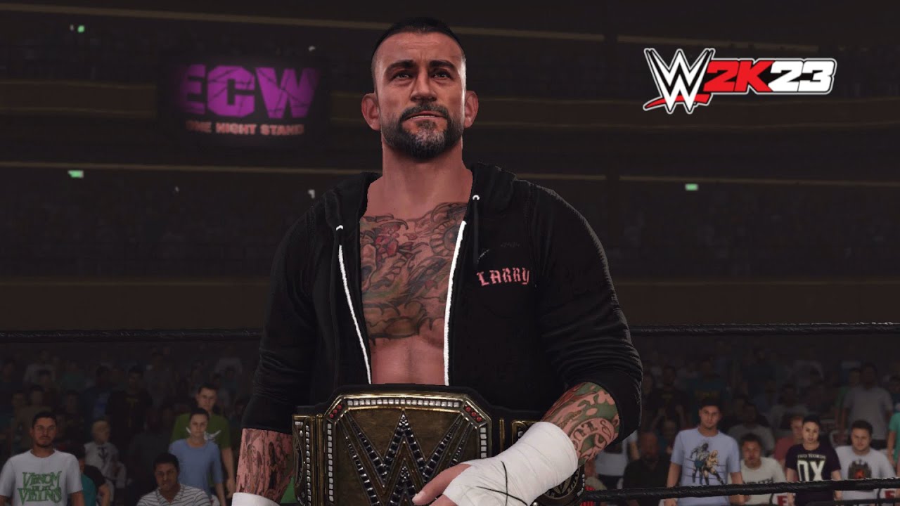 CM Punk Entrance With The New WWE Undisputed Universal Championship ...