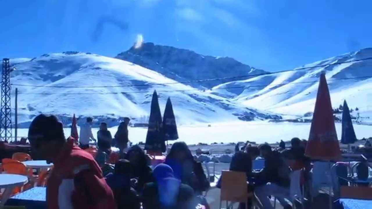 station de ski oukaimeden maroc - YouTube