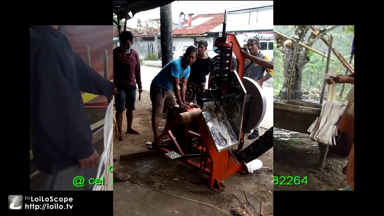 Abaca Spindle Stripping Machine 02 17, 2021 - YouTube