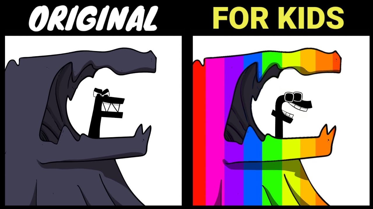 Alphabet lore Rainbow Cave (4kids censorship) - YouTube