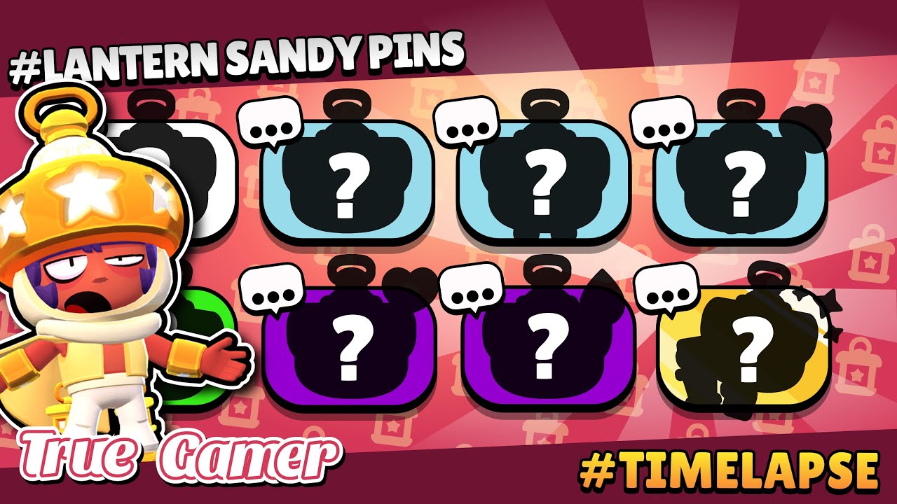 Making Lantern Sandy Pins - Timelapse - YouTube