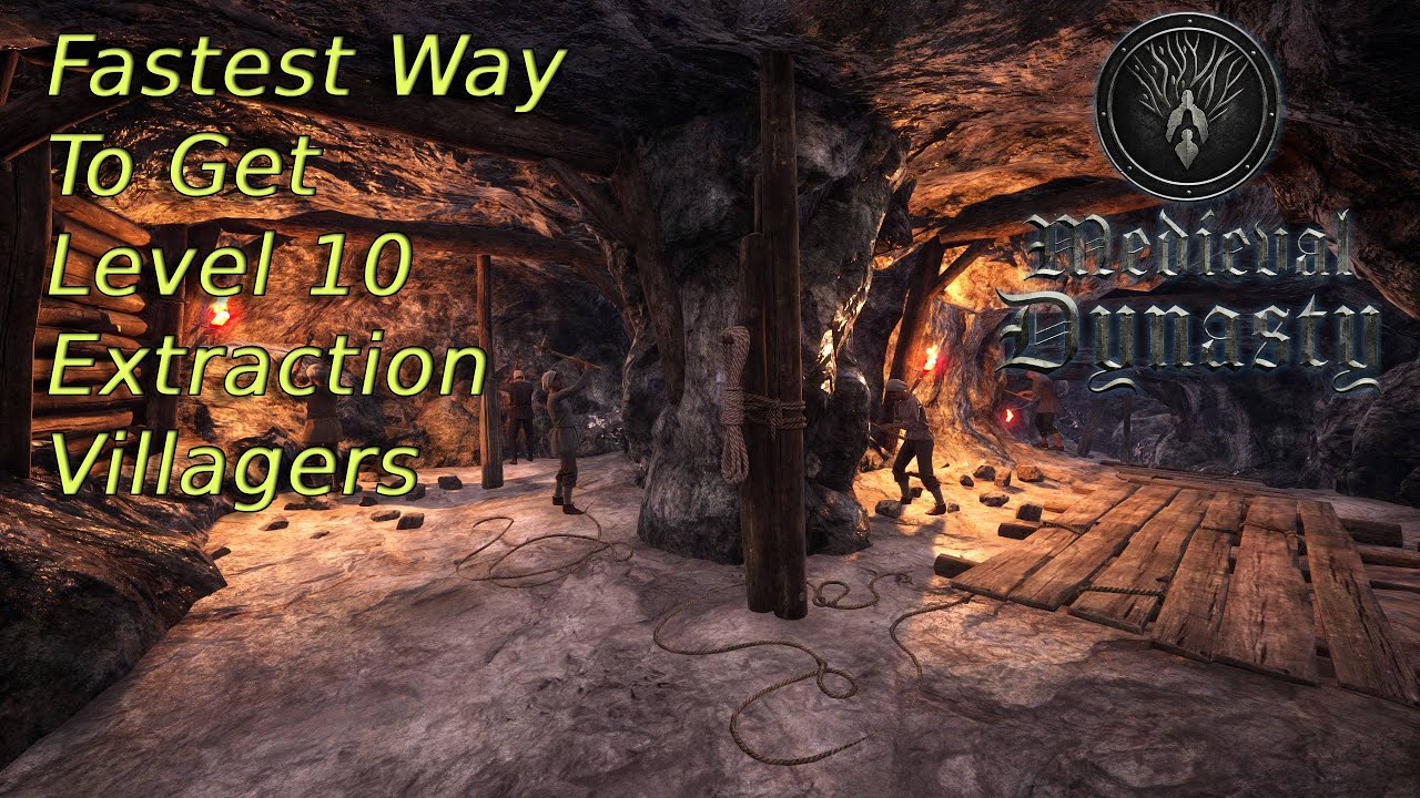 Medieval Dynasty - Fastest Way To Get Level 10 Extraction Villagers ...