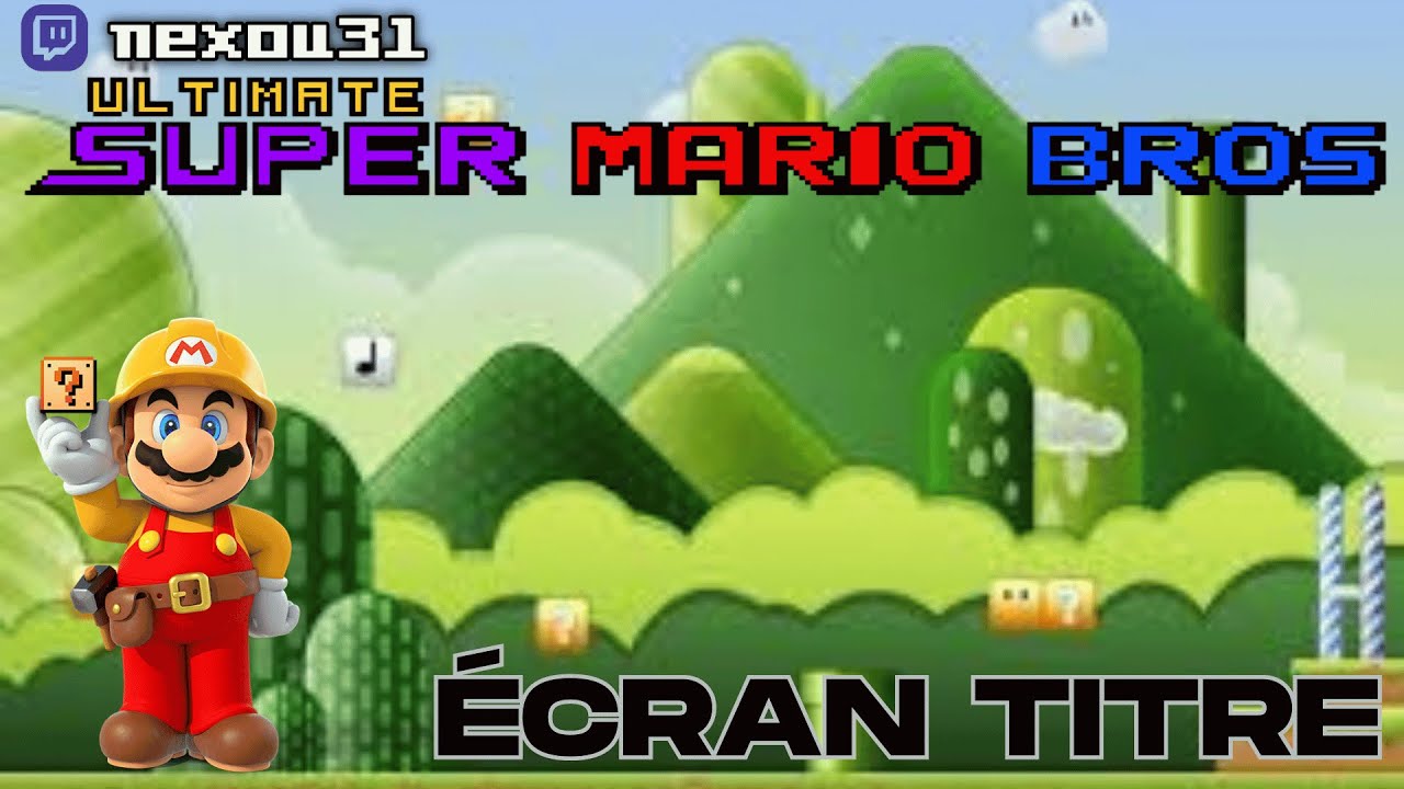 Ultimate Super Mario Bros Project - Title Screen - YouTube