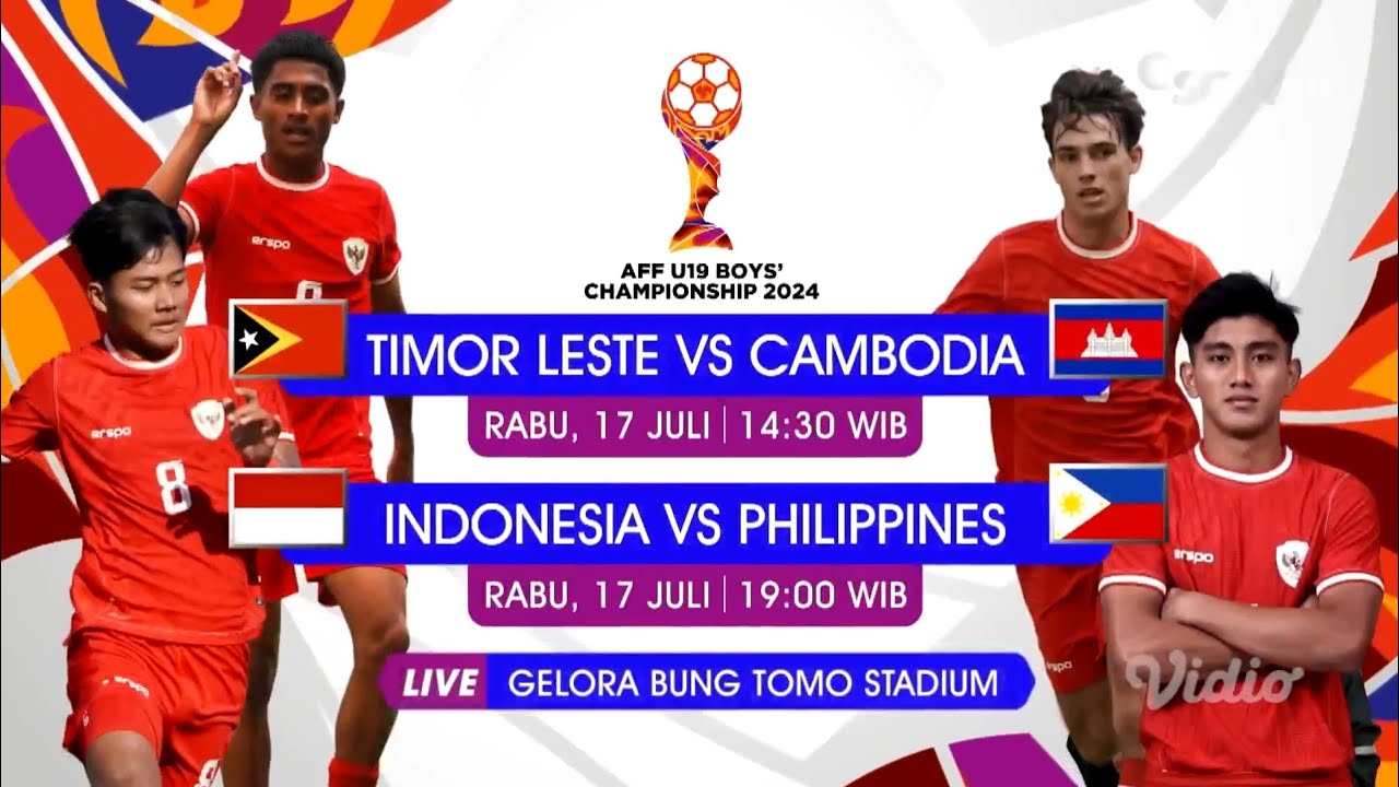 (SCTV) Promo AFF U19 Boys Championship 2024 (Timor Leste vs Cambodia ...
