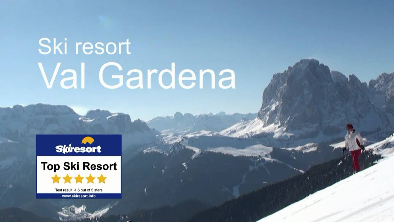 Ski resort Val Gardena | www.skiresort.info - YouTube