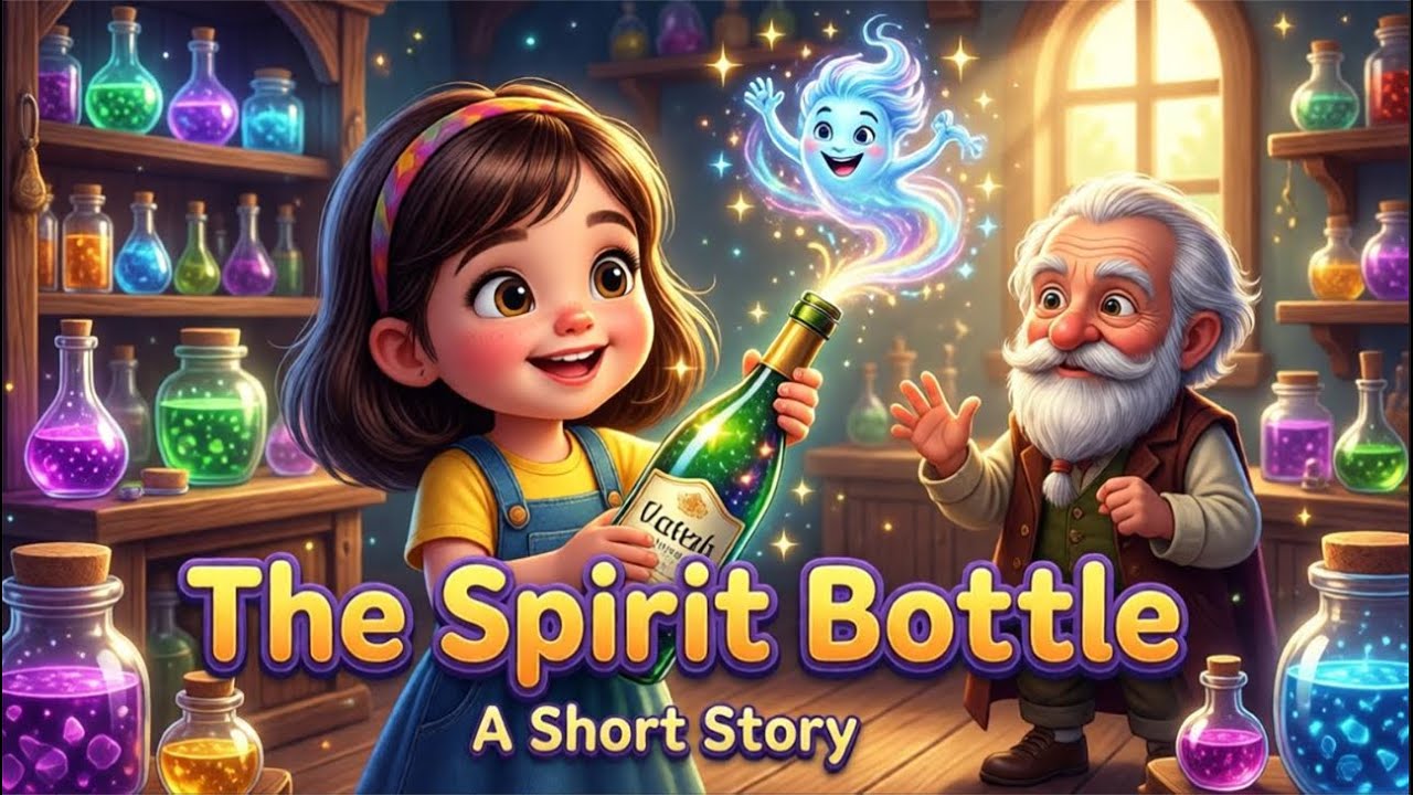 The Spirit Bottle | A Short Story Summary | A Story with Moral Lesson ...