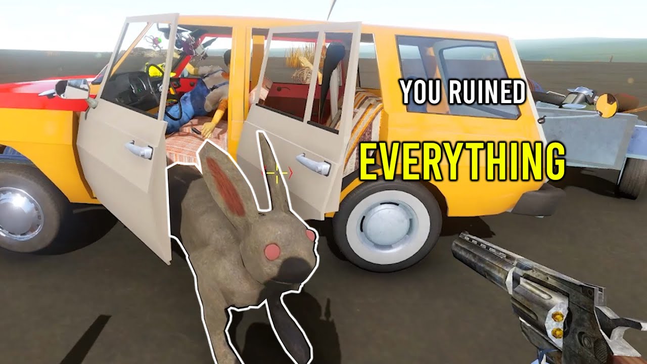 Giant Rabbits Wont stop attacking me on The Long Drive - YouTube