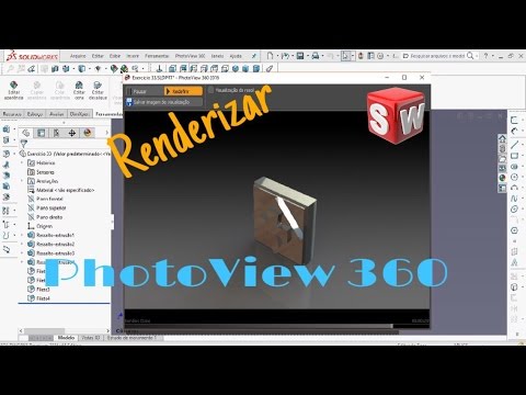 Como renderizar as peças no Solidworks 2016 utilizando o PhotoView 360 ...