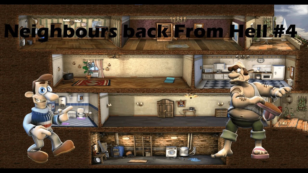 Прохождение Neighbours back From Hell #4 - YouTube