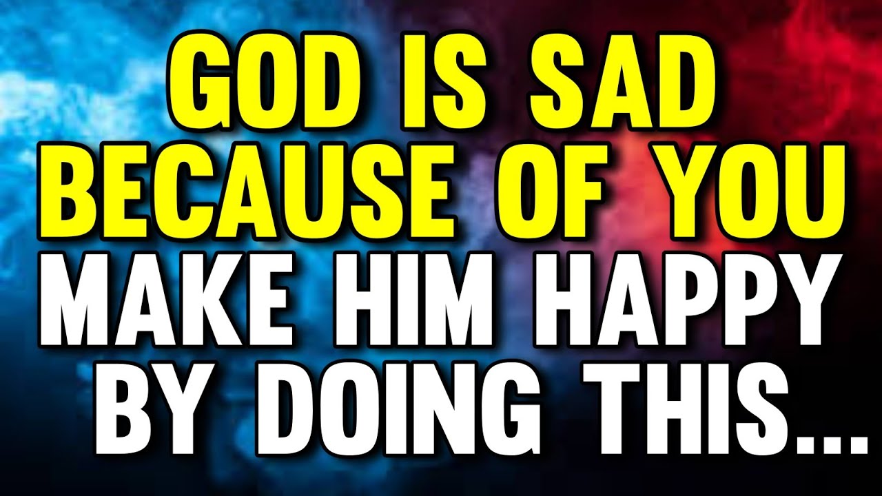 🛑 God Message For Me Today ️🦋 | GOD IS SAD, BECAUSE OF YOU MAKE HIM ...