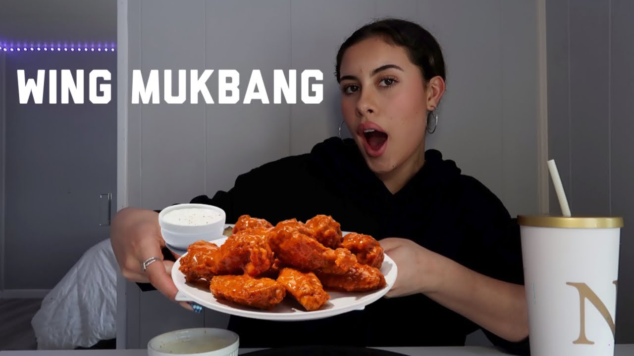 WING MUKBANG!!! - YouTube