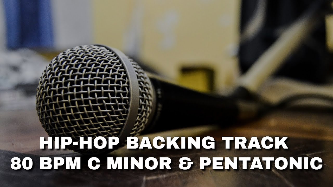 Hip Hop Backing Track (80 BPM, C Minor & Pentatonic) - YouTube