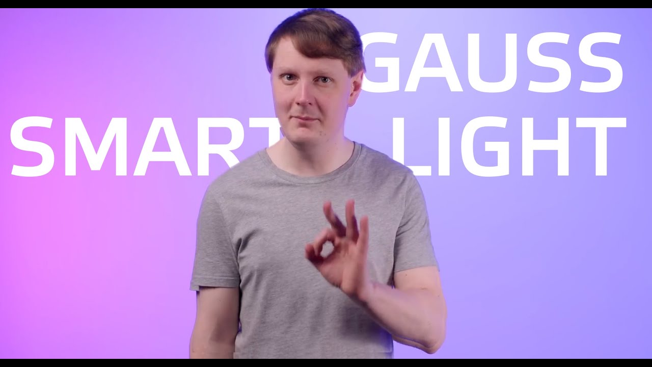 Мини-обзор умного света Gauss Smart Light - YouTube
