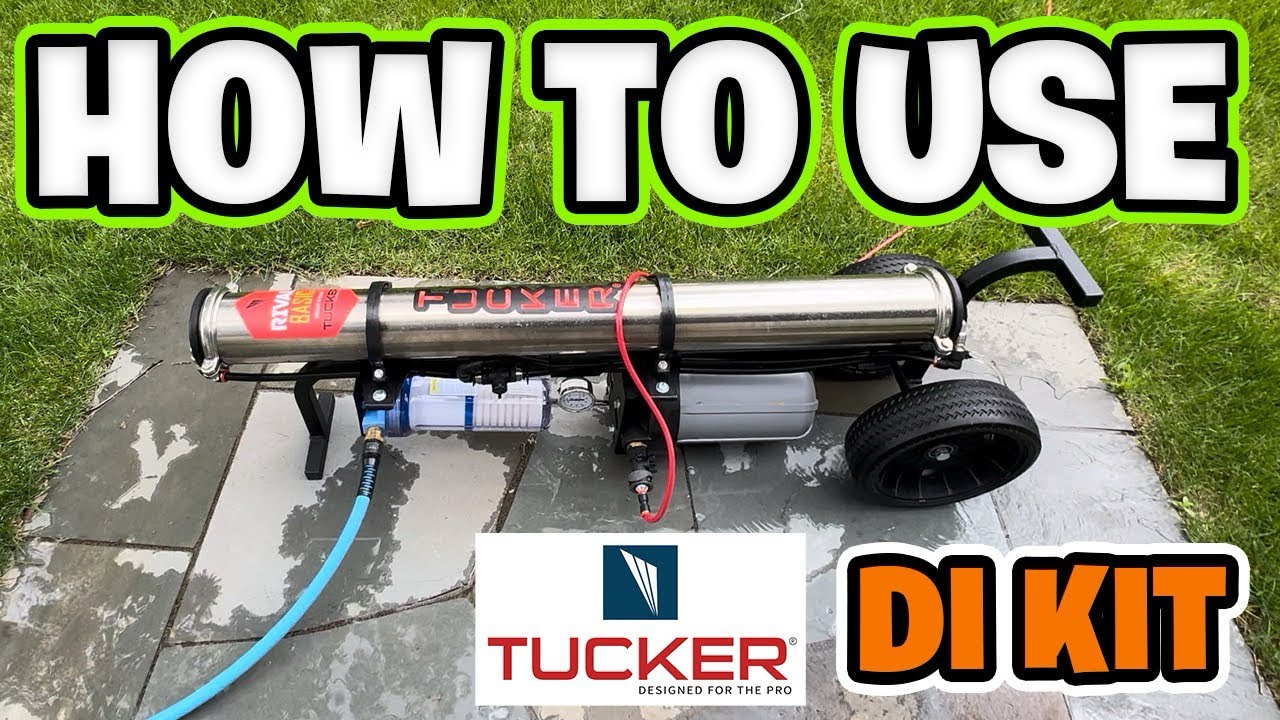 How to Set Up And Use A Tucker Water Fed Pole DI Kit - YouTube