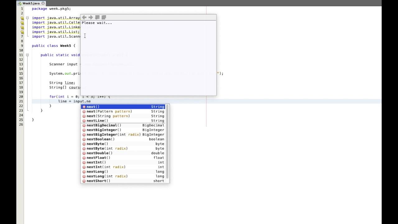 Using LinkedList to Store, Sort, and Iterate Over Course Codes - YouTube