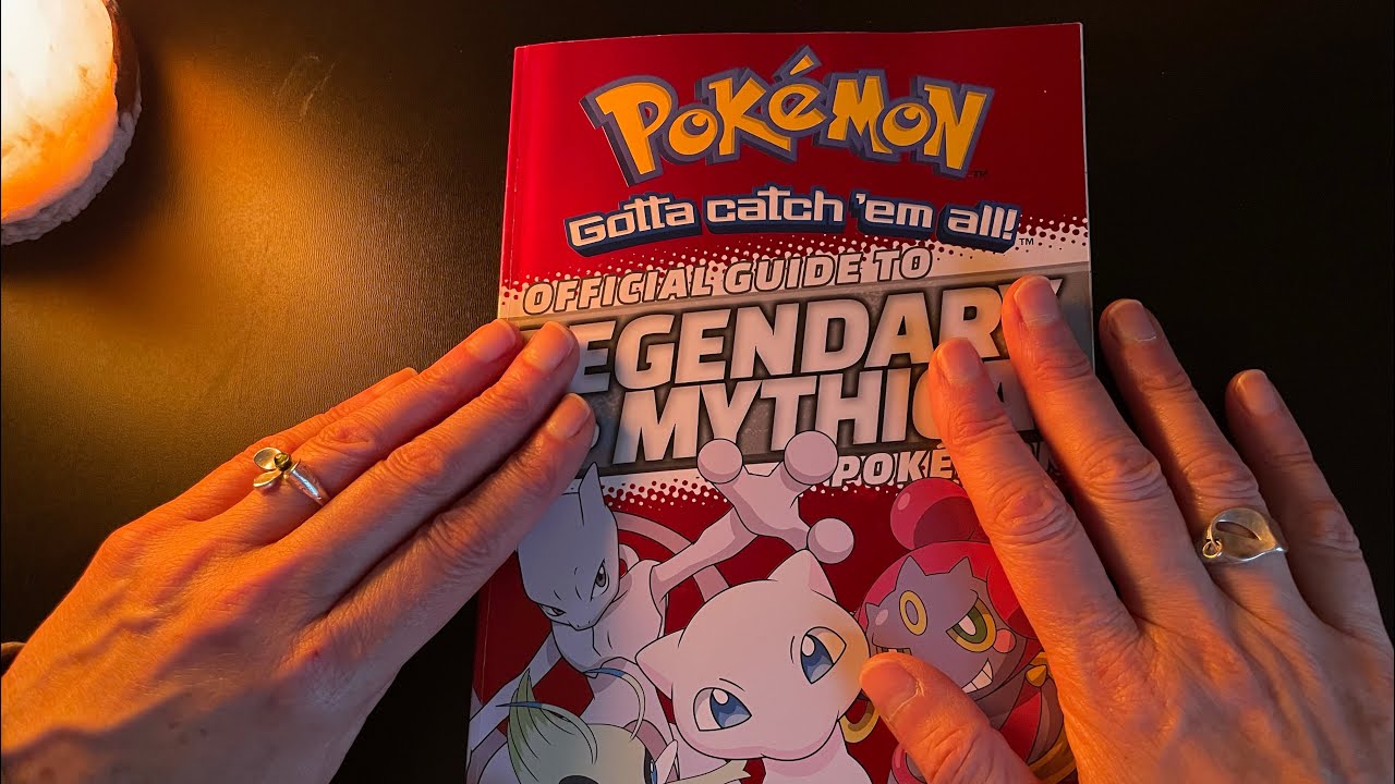 Relaxing Legendary & Mythical Pokémon Book Flip ASMR | Soft Spoken Page ...