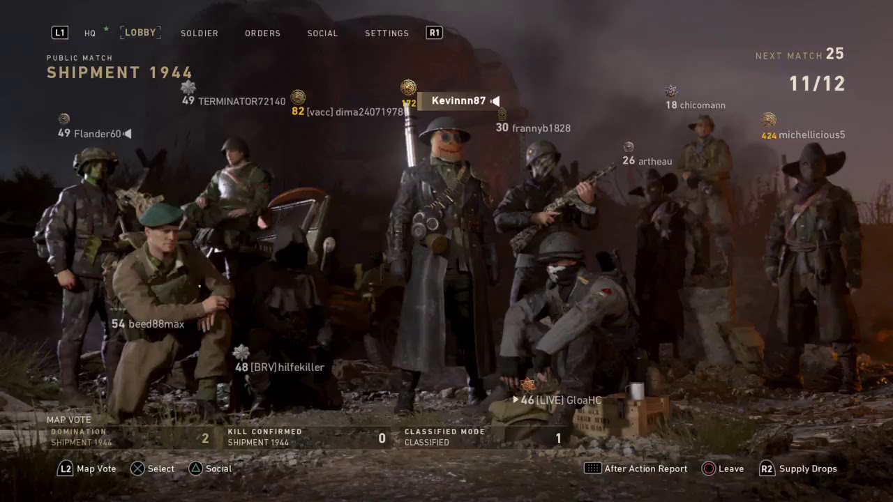 COD WW2 Multiplayer Live NoobGaming Shipment 1944 GloaHC - YouTube
