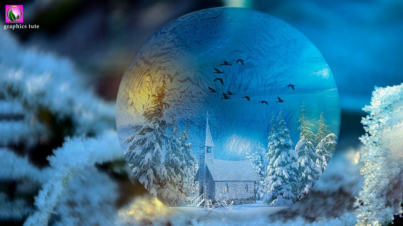 Winter Bubble Manipulation - Photo Manipulation Tutorial In Photoshop ...