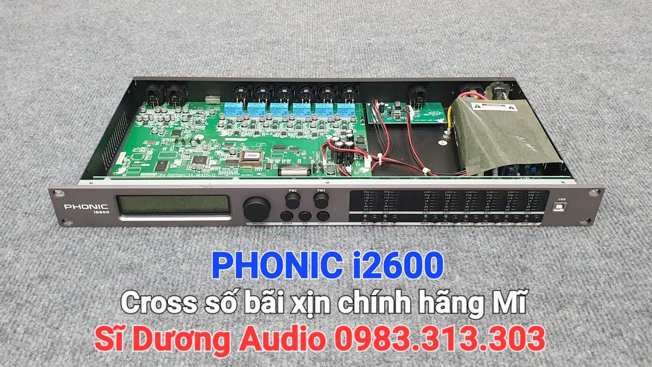 PHONIC i2600 Cros số bãi xịn chính hãng Mĩ, công nghệ Ramani Ý. Sĩ ...