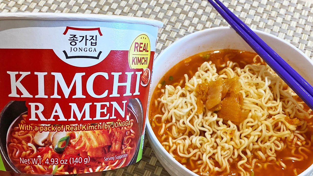 Noodle Review: Korean SPICY Ramen Noodles with Real Kimchi | The Noodle ...