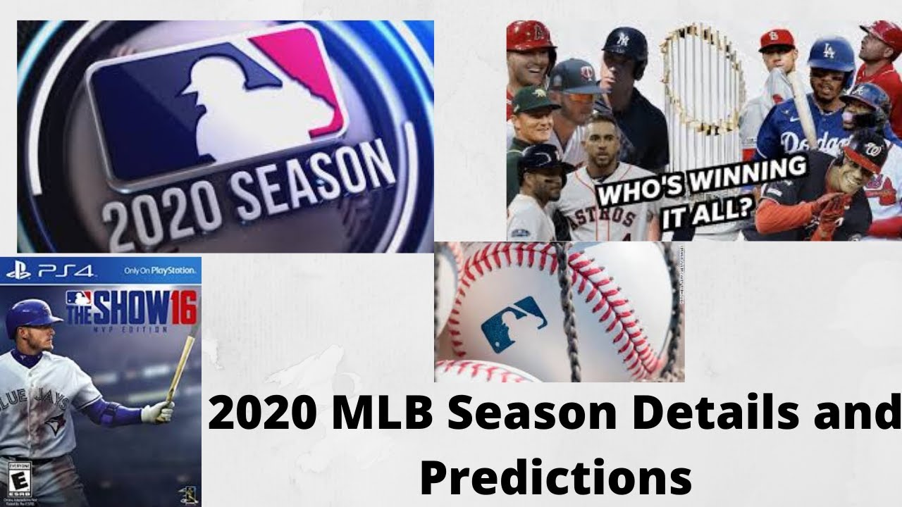 2020 MLB Season Details and Predictions - YouTube