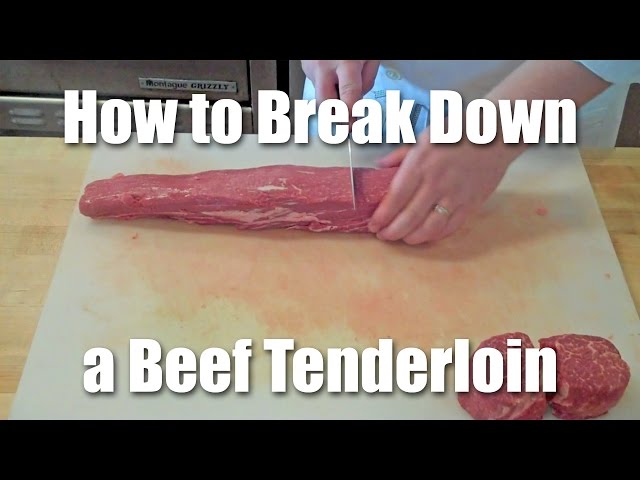 Filet Mignon Cut On Cow