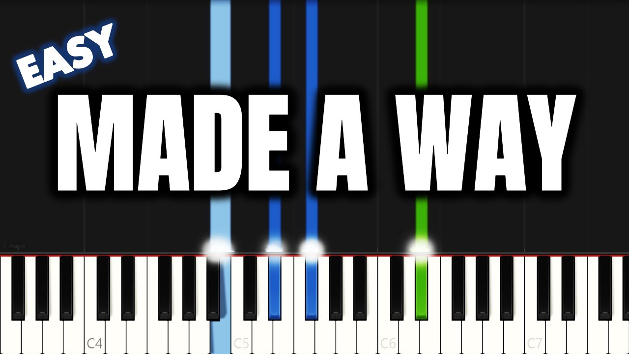 Travis Greene - Made A Way | EASY PIANO TUTORIAL by Synthly - YouTube