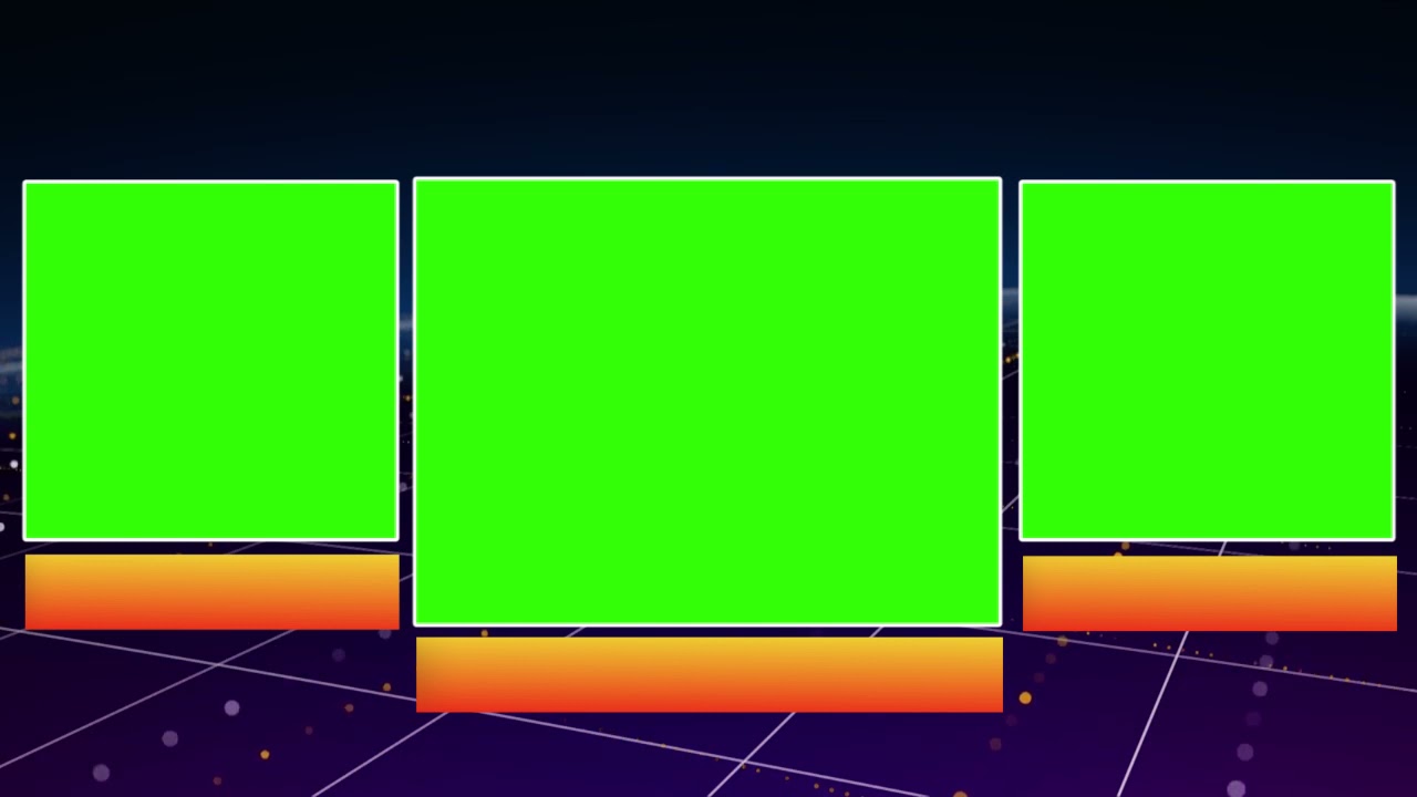 3 WINDOW FRAME | GREEN SCREEN - YouTube