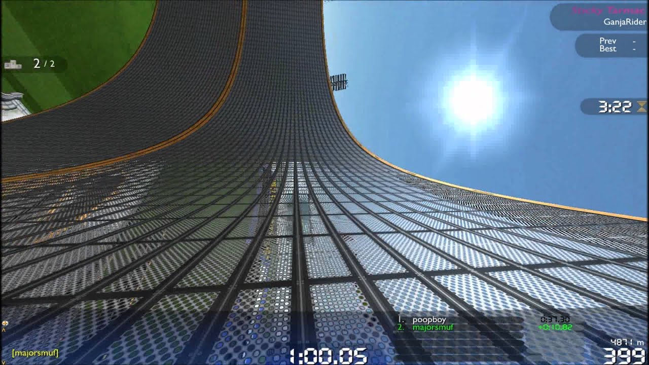 TrackMania Nations forever custom maps - Sticky Tarmac - YouTube