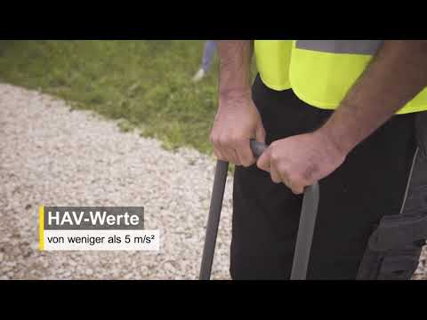 Unsere beiden neuen Vibrationsplatten-Reihen - APS und BPS: Äußerst geringe Hand-Arm-Vibrationen