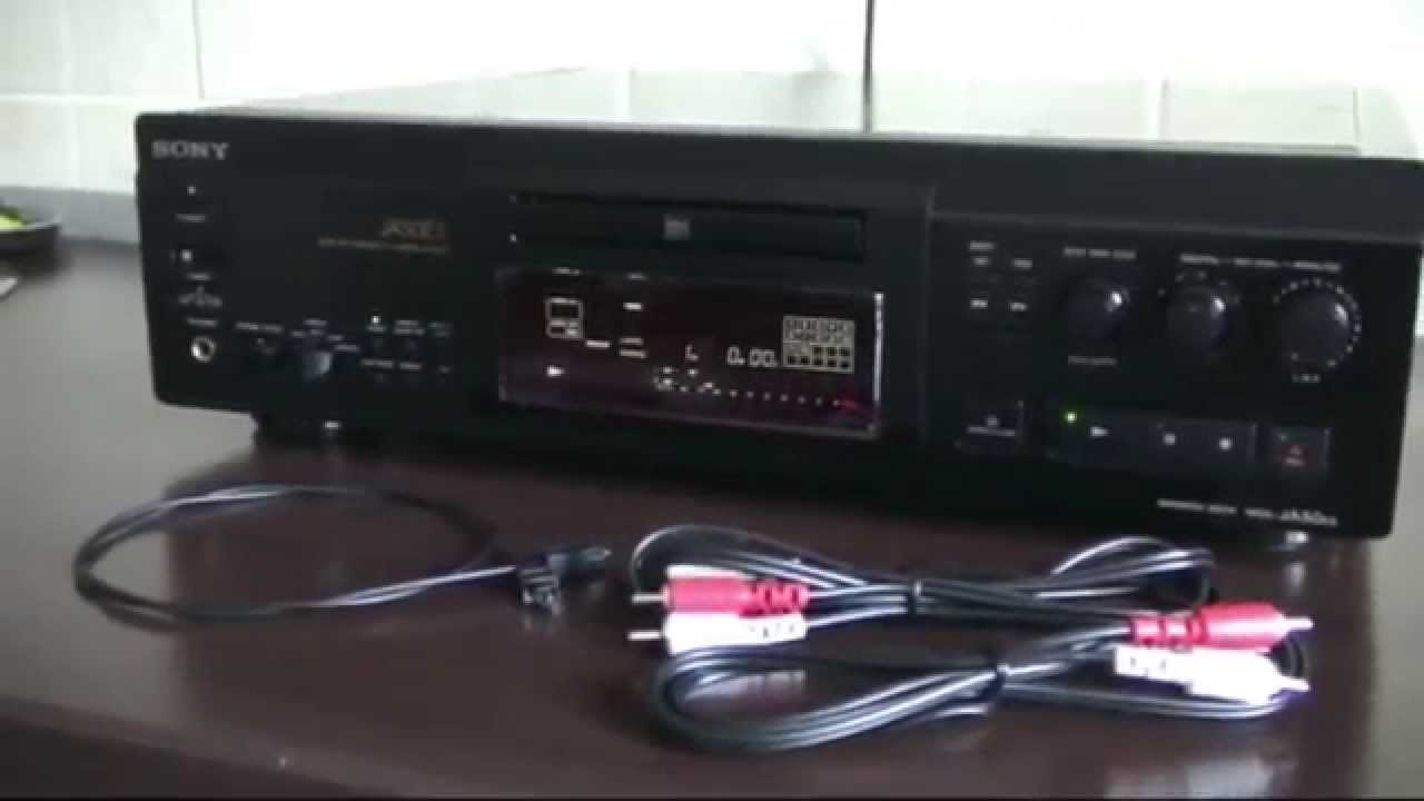 My Movie 6 Sony JA 50 ES HIgh End Mini Disc - YouTube