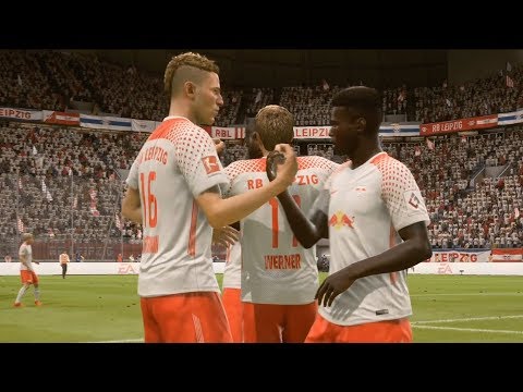 FIFA 18 - RB Leipzig vs FC Zenit Saint Petersburg - UEFA Europa League Gameplay (HD) [1080p60FPS]