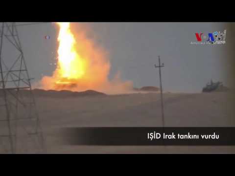 IŞİD Irak Ordusu'na Ait Tankı Vurdu