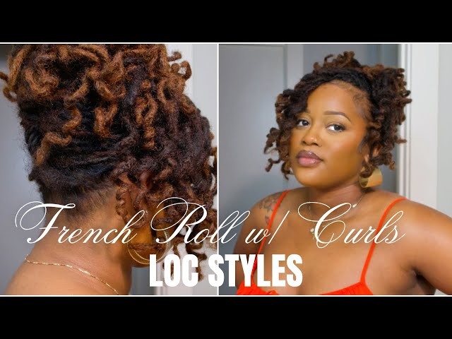 French Roll And Pompadour Updo Styles Dreadlock Styles Dreadlock