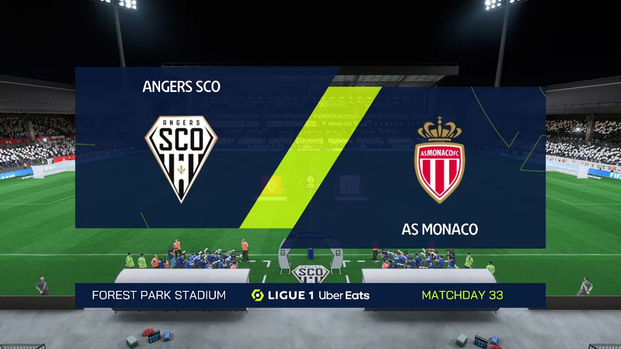 ⚽ Angers vs Monaco ⚽ | Ligue 1 (07/05/23) | Fifa 23 - YouTube