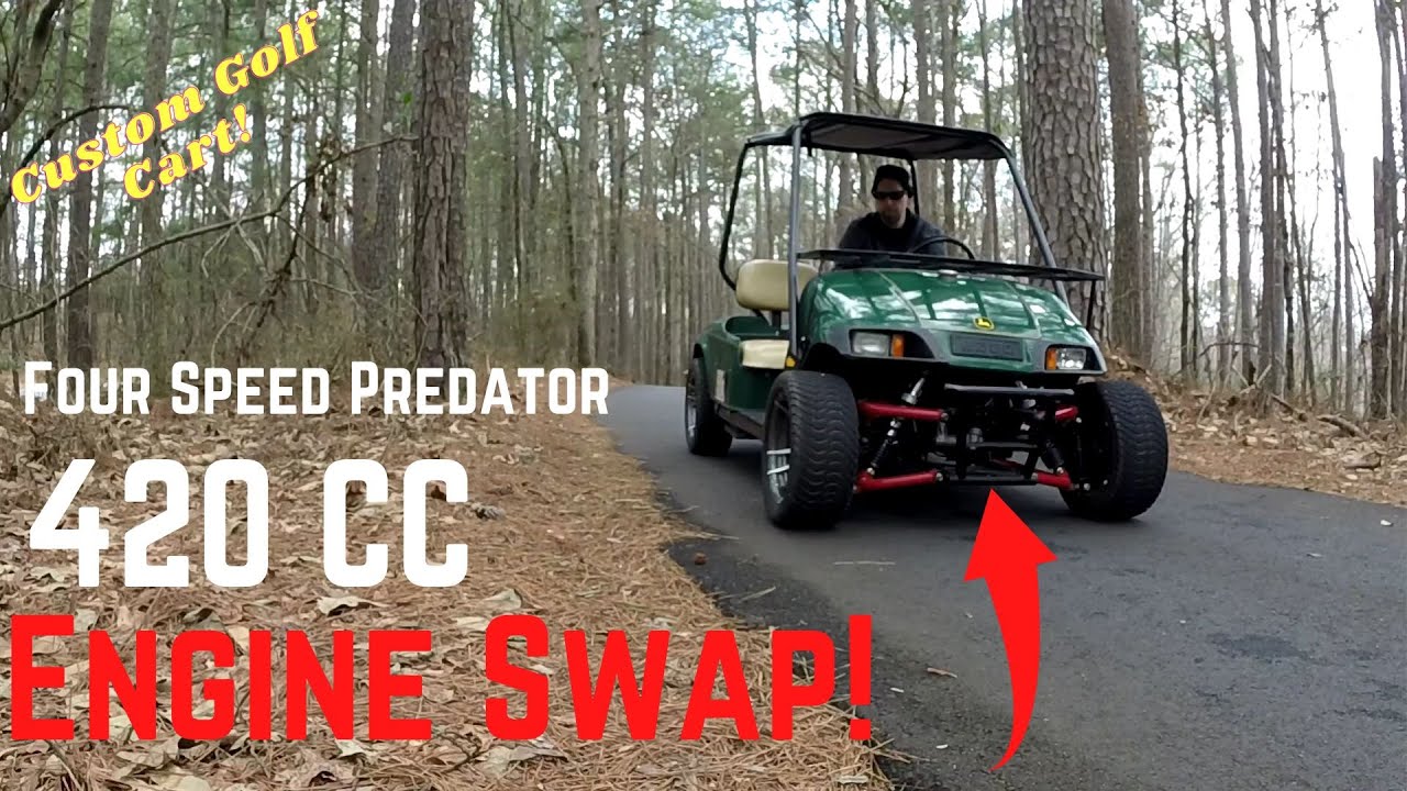 Custom Golf Cart with a V.W. Transmission and a Predator 420 cc Engine ...