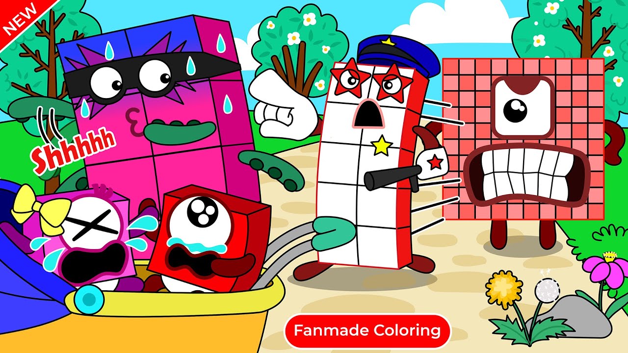 Stop Octonaughty! Return The Baby to NB 100 I Numberblocks Fanmade ...