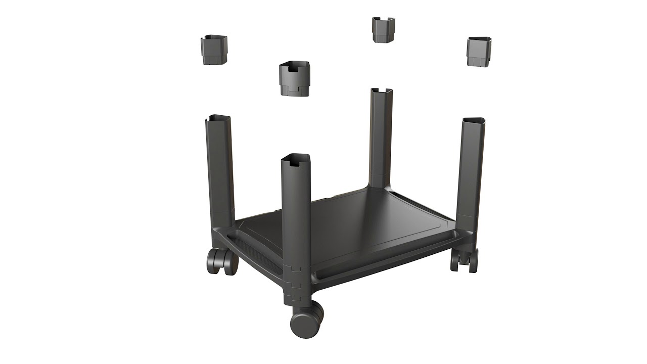 TVAMS-4L True Vision 2-TIER MOBILE MODULAR MULTI-PURPOSE SMART STAND ...