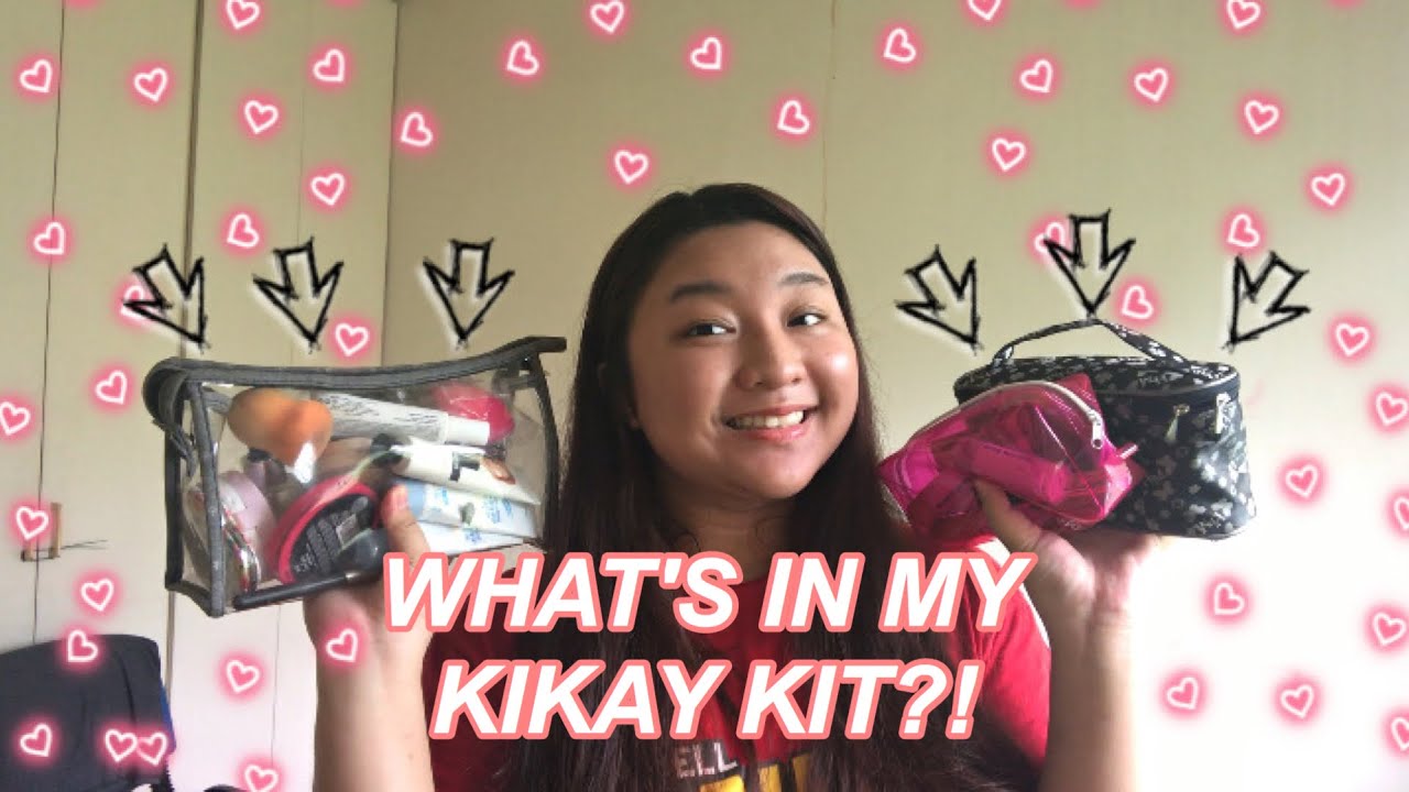 WHAT'S IN MY KIKAY KIT?? (MAKEUP POUCH) - YouTube