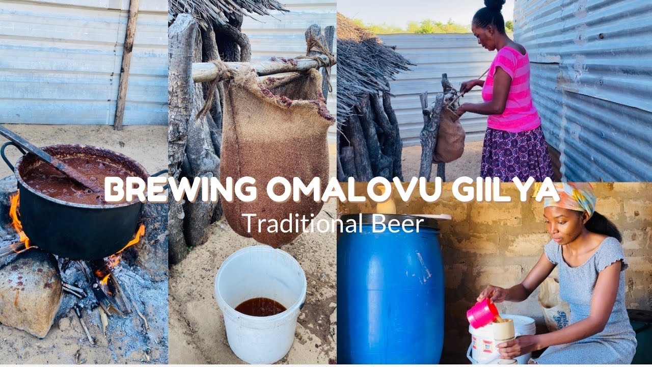 How To Brew Omalovu Giilya| Traditional Beer| Namibian YouTuber - YouTube